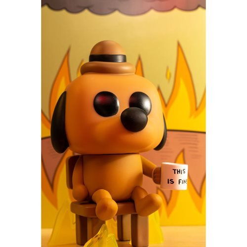 Funko POP! Icons - This is Fine Dog Exclusive Vinyl Figure – Everyone ...